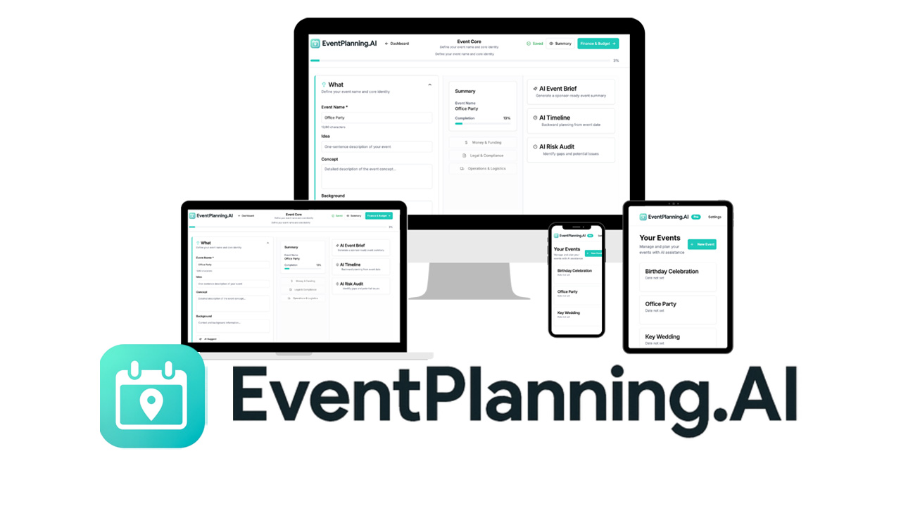 EventPlanning.AI | Smart Event Management Software – Plan, organize, and manage events 10x ...